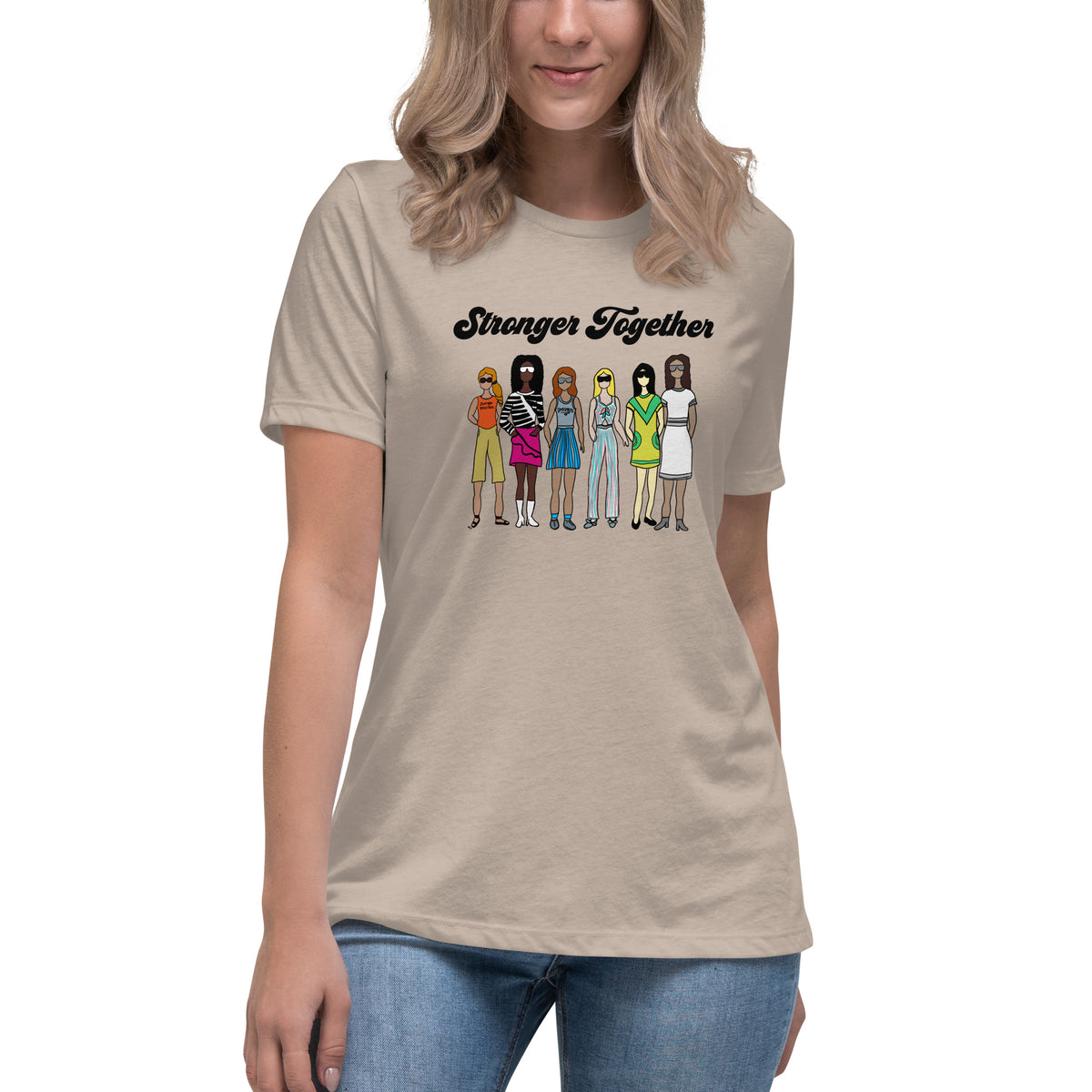 Stronger Together - Women's Empowerment Relaxed T-Shirt – Purposeful ...